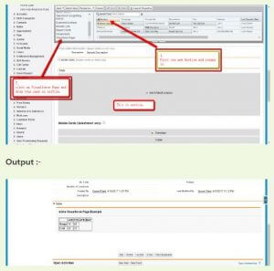 Create Tables Display on Detail Page by Using VisualForce