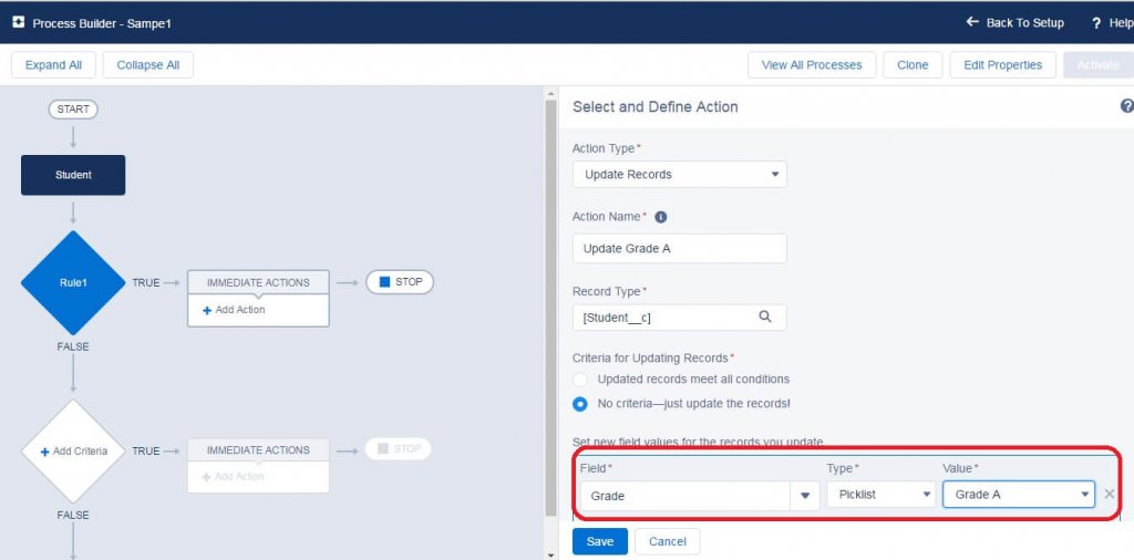 How to Change Picklist Value Depend on Textbox Values in Salesforce