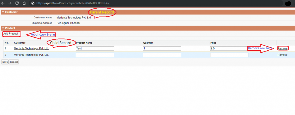 How To Addremove Rows Dynamically To A Table In Salesforce Visualforce