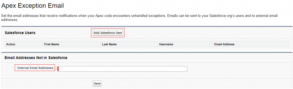 How to Setup Email Notification When DML Operation Failed in Salesforce