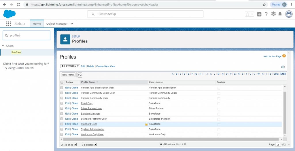 Session Timeout Settings At Profile Level In Salesforce