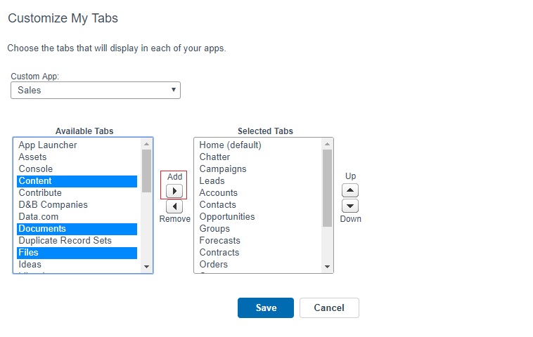 How to Customize Tab in Salesforce