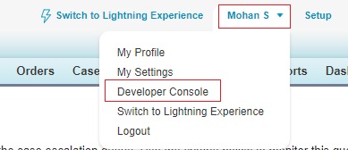 What is the Purpose of Developer Console in Salesforce