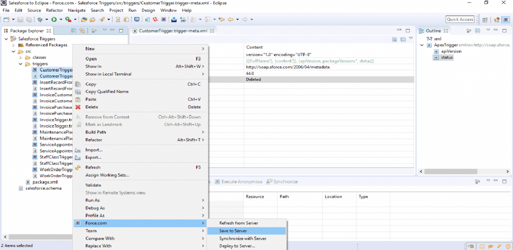 How to Install Eclipse and Delete Trigger using Eclipse In Salesforce