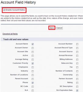 How to Enable Field History Tracking in Salesforce