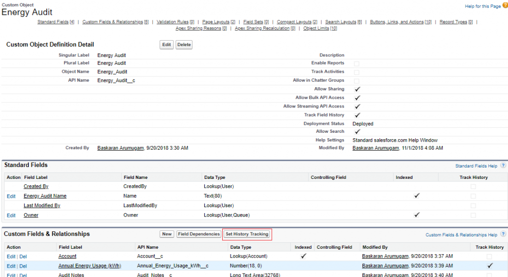 How To Enable Field History Tracking In Salesforce