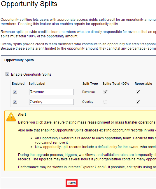How to Create Opportunity Split in Salesforce