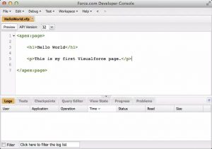 Part IV. 1. Page Creation in Salesforce