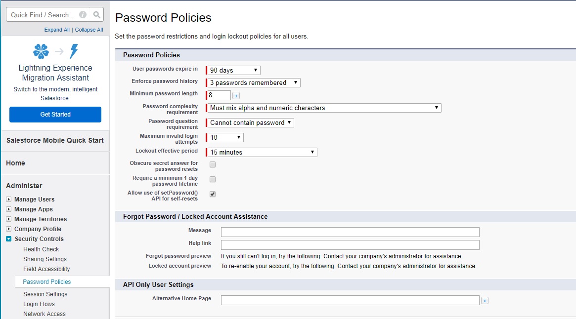 How to Set Password Policies in Salesforce How to Set Password Policies in Salesforce