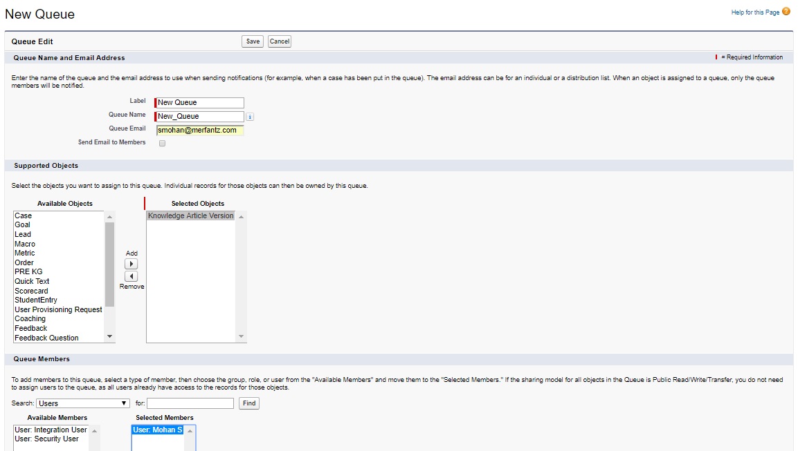 What is Queue in Salesforce