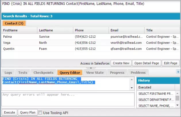 How to write SOSL Queries in Salesforce
