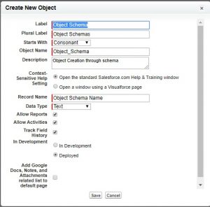 What is Schema Builder in Salesforce