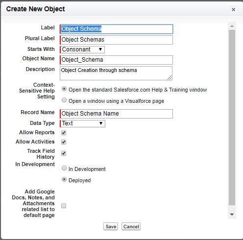 What is Schema Builder in Salesforce