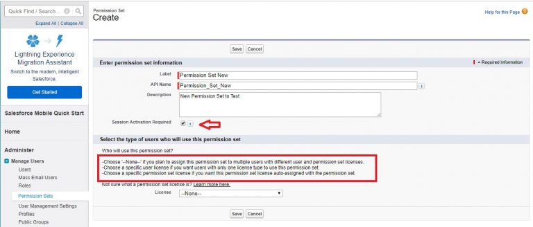 How to Create a Session Based Permission Set and Assign User