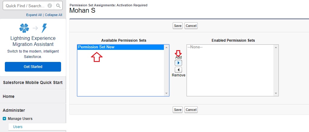 How to Create a Session Based Permission Set and Assign User