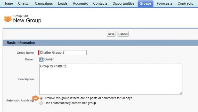 How to Create Chatter Group in Salesforce
