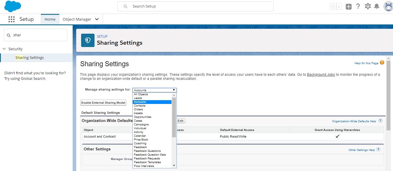 Part II – 3.Use of Sharing Rule in Salesforce