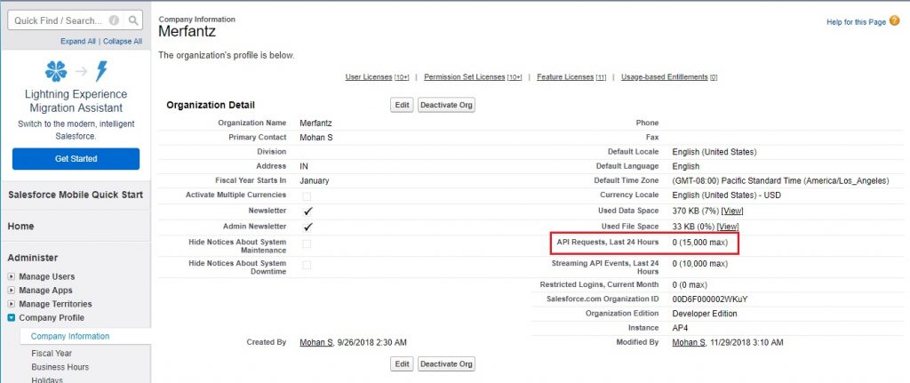 How to Check API Usage in Salesforce