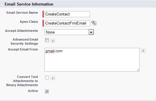 What is an Email service in Salesforce