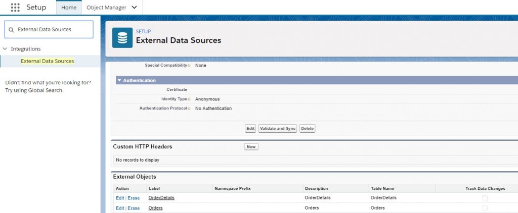 How to Setup Salesforce Connect in Salesforce