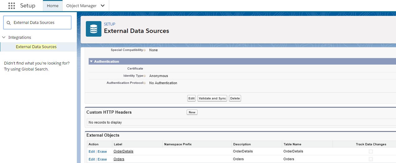 How to Setup Salesforce Connect in Salesforce