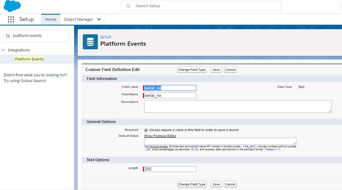 How to Create a Platform Event and Modify the Object