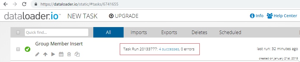 How to add Chatter Group Members using Data Loader
