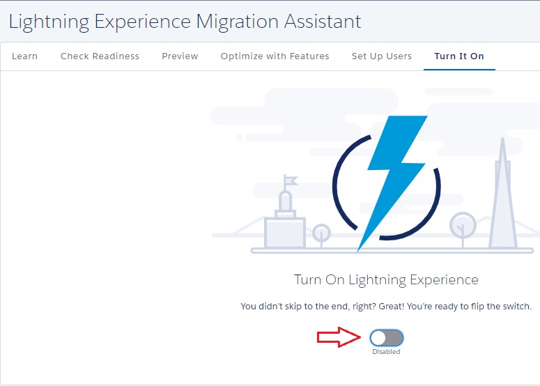 How to Turn On/Off Lightning Experience in Salesforce