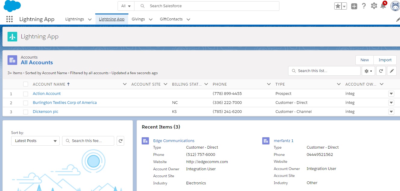 Lightning App Builder in Salesforce