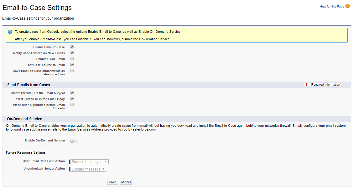 How to setup Email to case in Salesforce