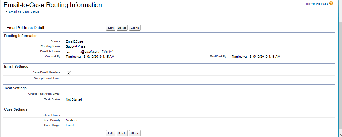 How to setup Email to case in Salesforce