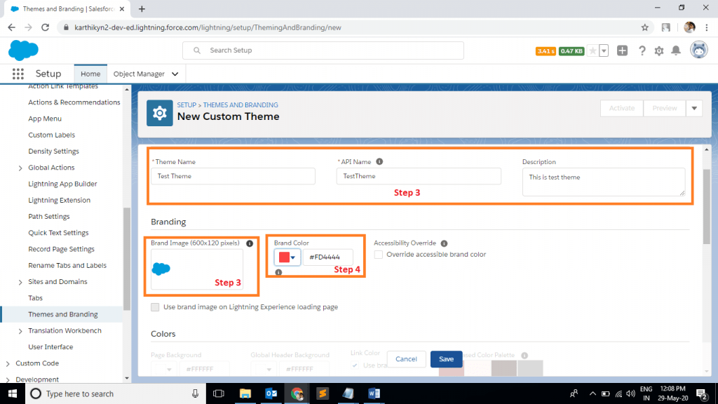 How to change the text color in Salesforce lightning