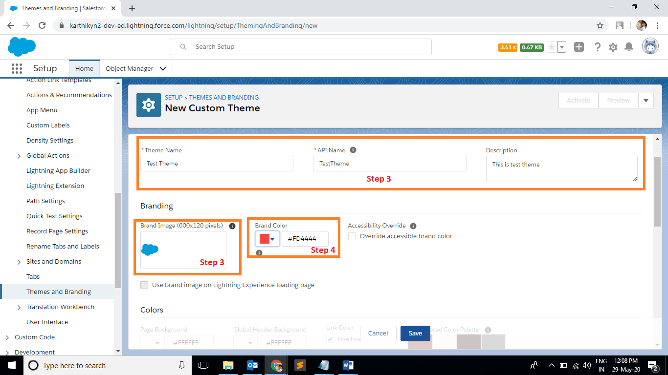 How to change the text color in Salesforce lightning