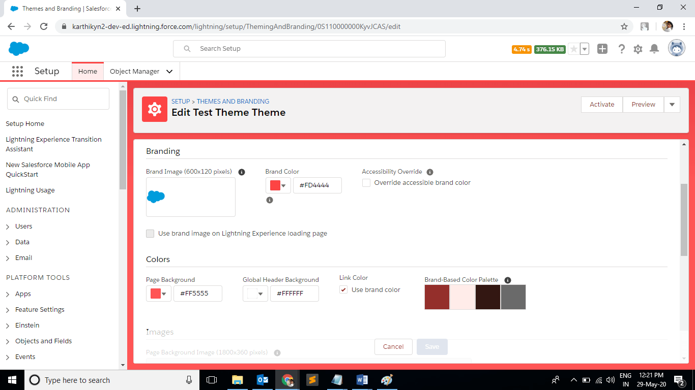 How to change the text color in Salesforce lightning