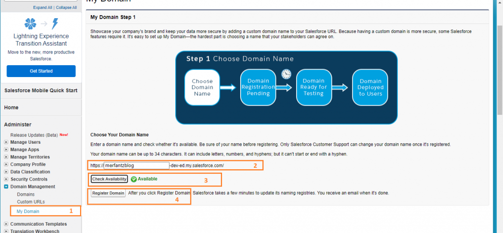 How to Create Subdomain and Customize Login Page in Salesforce