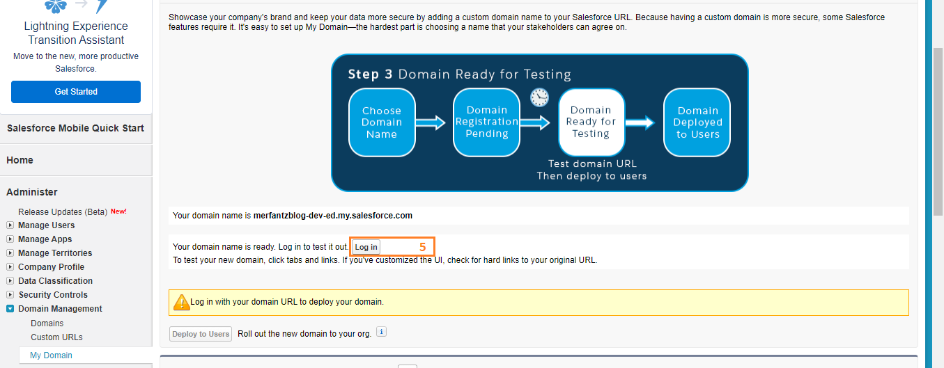How to Create Subdomain and Customize Login Page in Salesforce