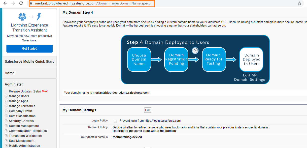 How to Create Subdomain and Customize Login Page in Salesforce