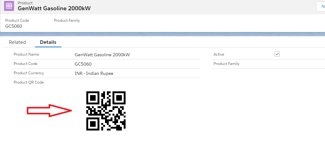 How to Generate QR code for any Salesforce Object