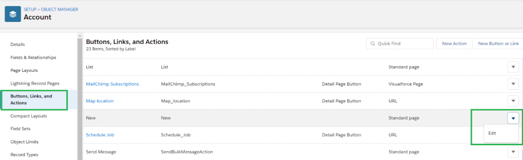 How to override the Salesforce New Button