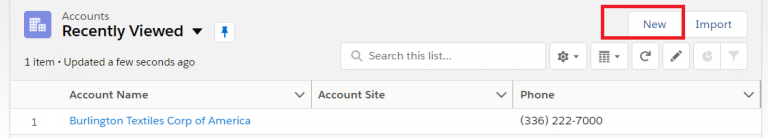 How to override the Salesforce New Button