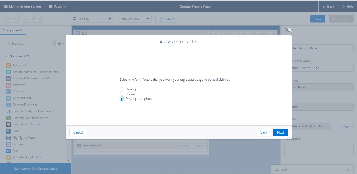 How to Assigning custom Lightning Record Pages
