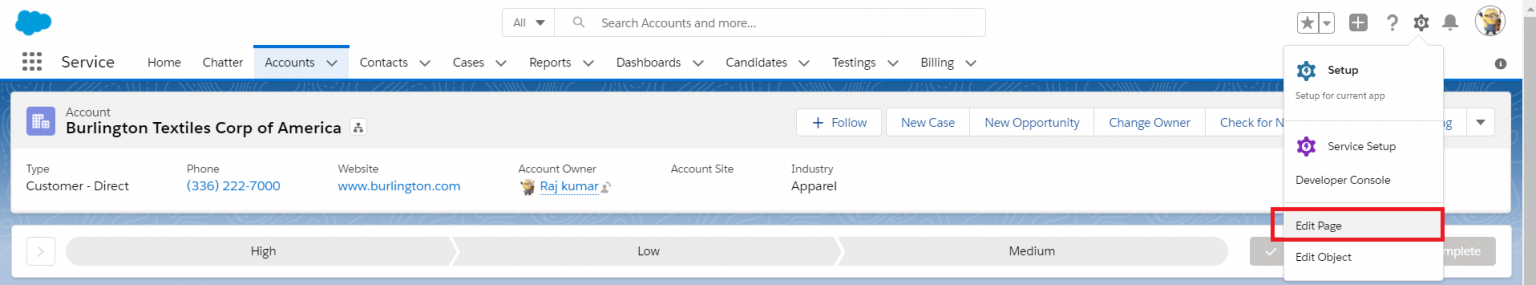 How to Place Related List Quick Links in Salesforce Lightning
