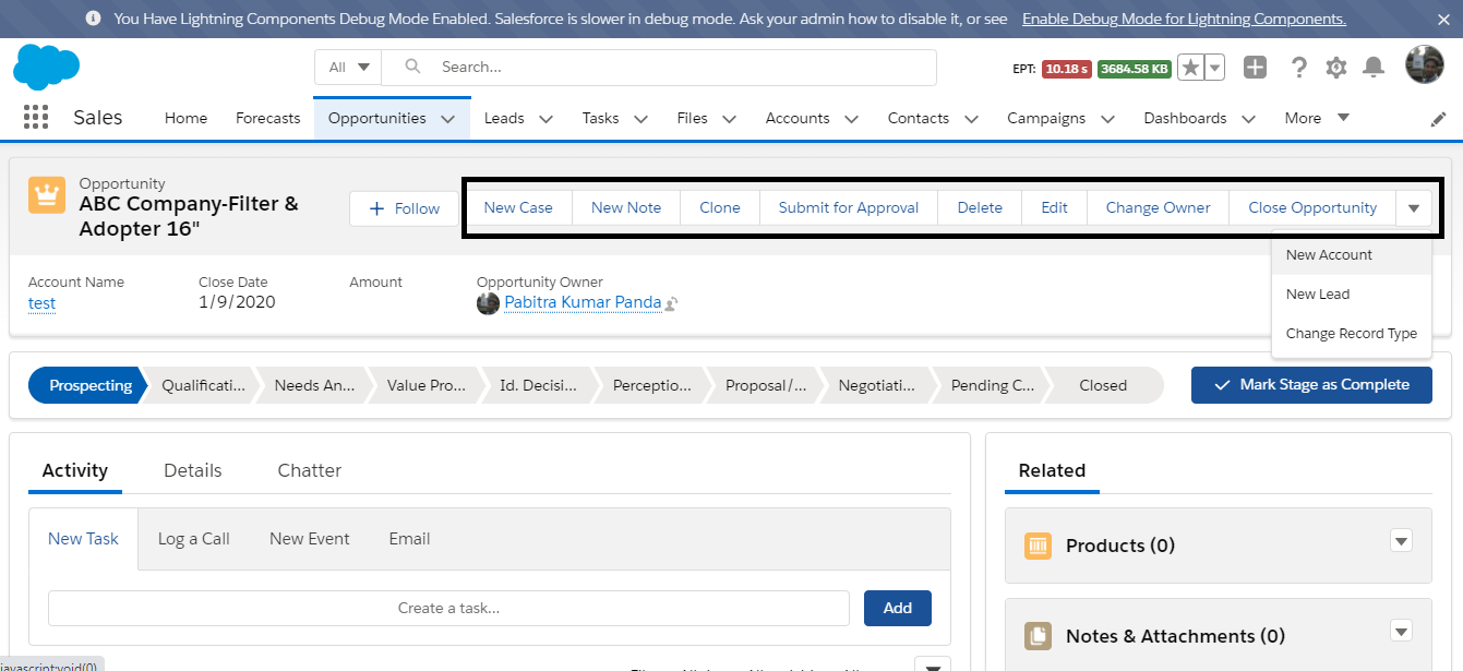 How to add more Buttons in Lightning Record Page