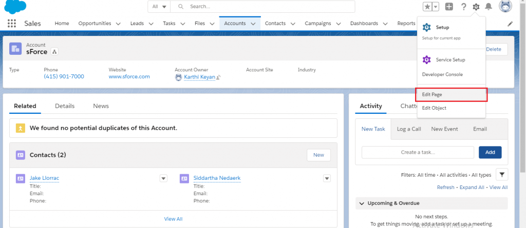 How to Enable Dynamic Actions in Salesforce