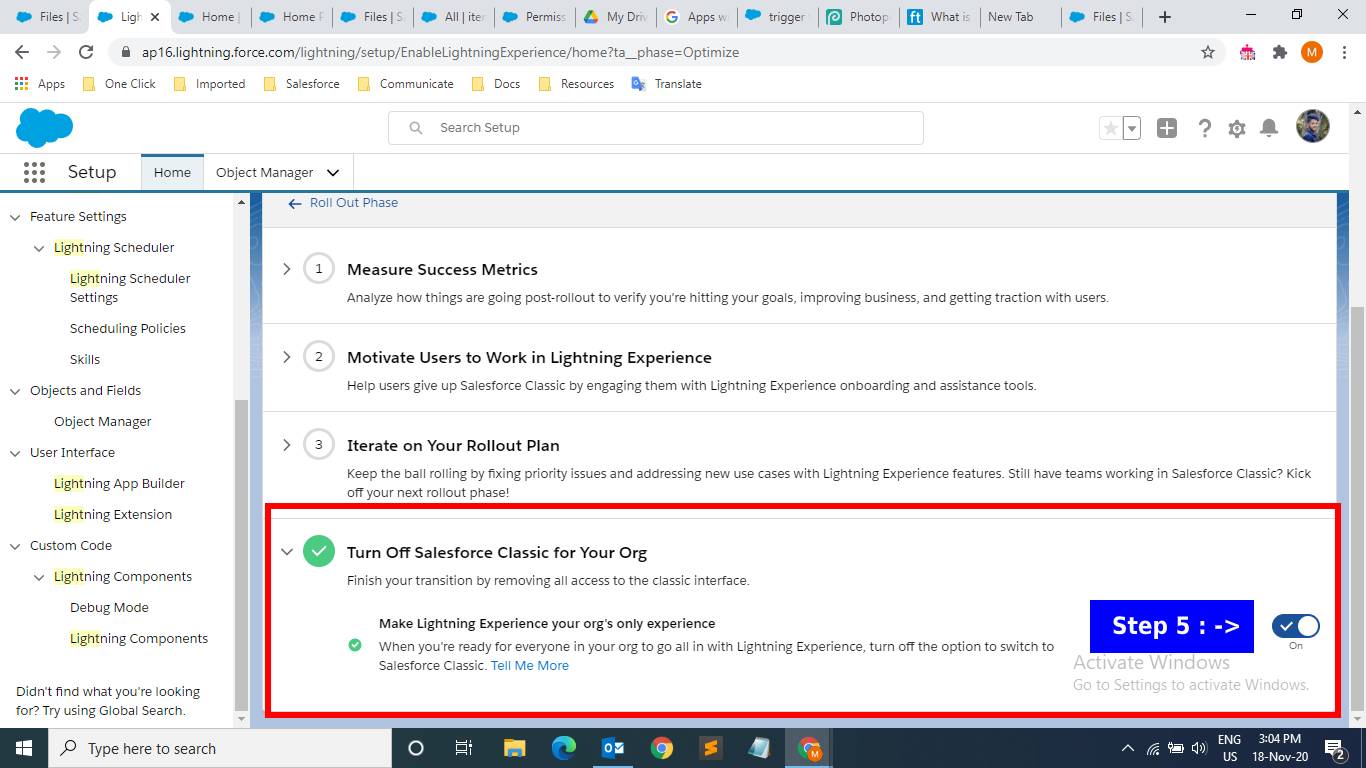 How to Turn Off Salesforce Classic