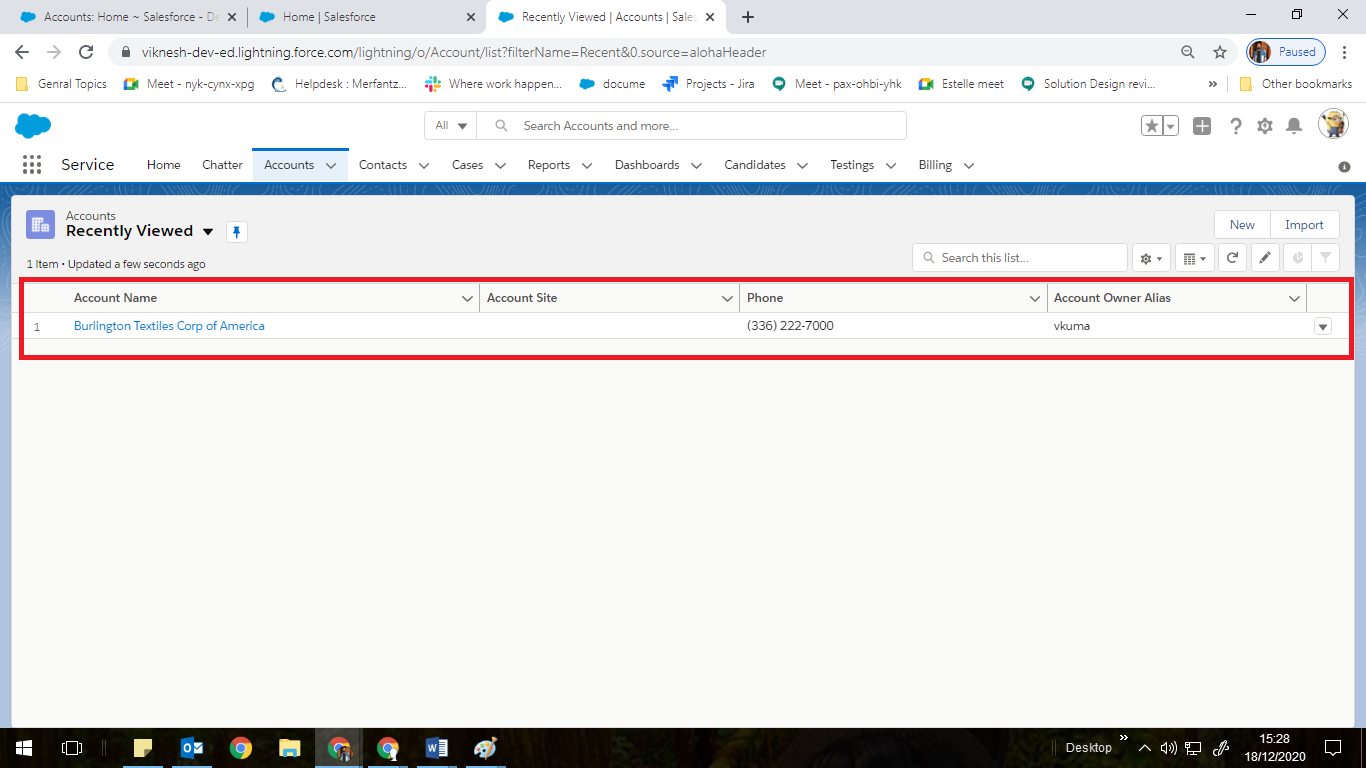 How to add Fields on Recently Viewed List