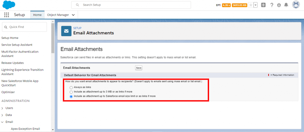 How To Send Email Attachments As Link Or Attachment In Salesforce