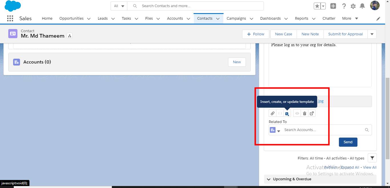How to attach a file to an email template in Salesforce
