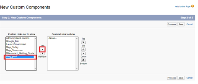 How to create custom link on sidebar in Salesforce
