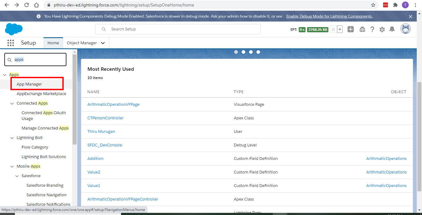 How To Disable Navigation Bar Personalized In Salesforce
